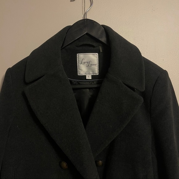 Larry Levine | Jackets & Coats | Vintage Larry Levine Wool Peacoat ...